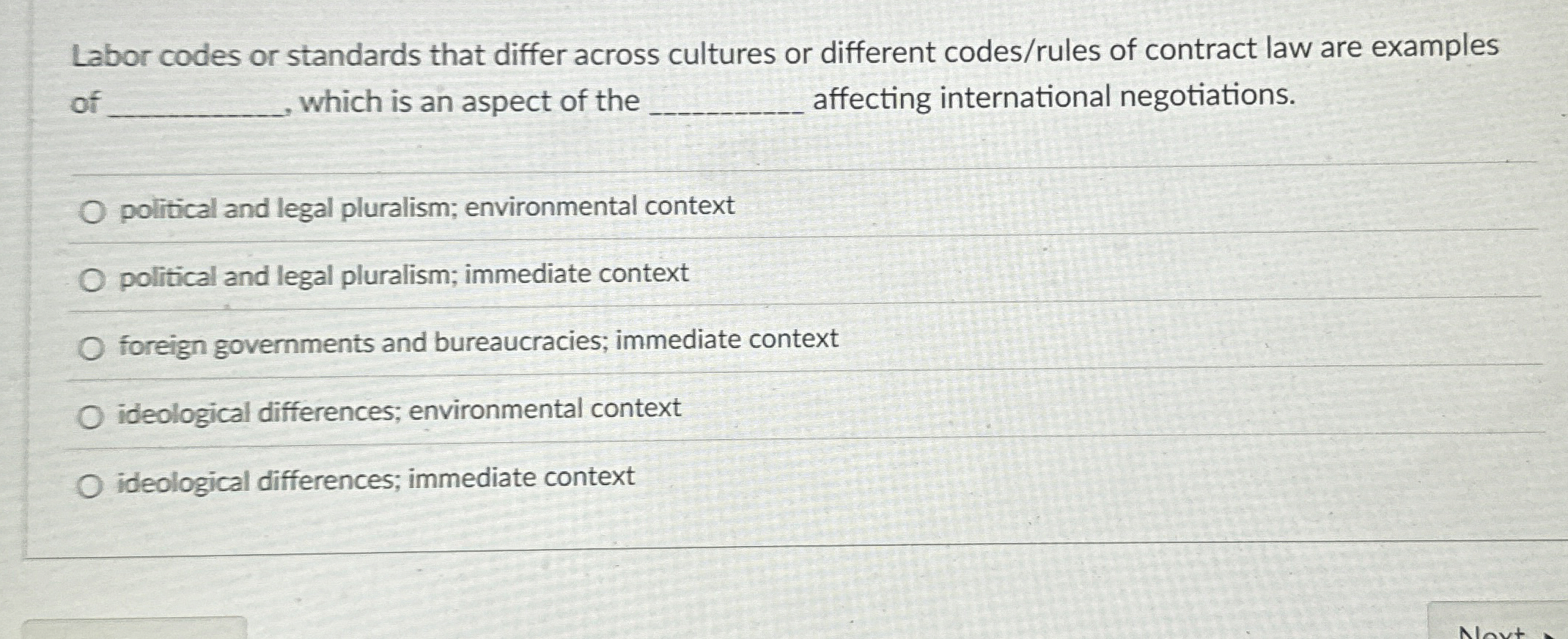 Solved Labor codes or standards that differ across cultures | Chegg.com