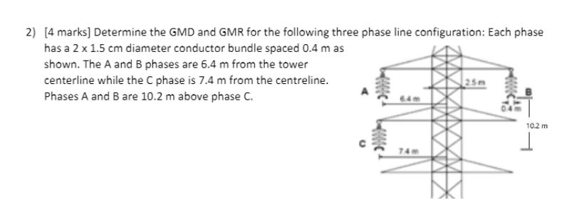 Solved 2) [4 ﻿marks] ﻿Determine the GMD and GMR for the | Chegg.com
