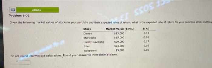 Solved Do not round intermediate calculations, Round your | Chegg.com
