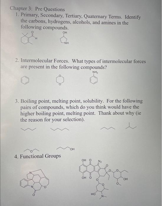 Solved Chapter 3: Pre Questions 1. Primary, Secondary, | Chegg.com