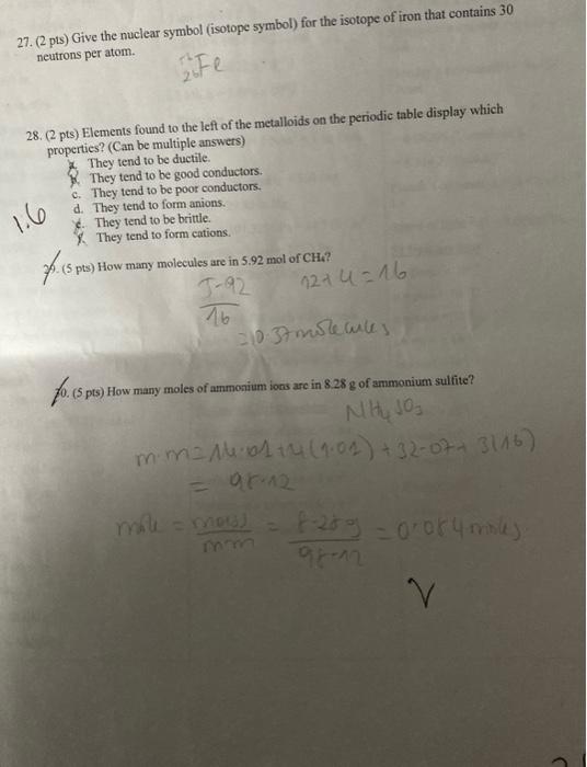 Solved please i need answers and how you did to solve the | Chegg.com