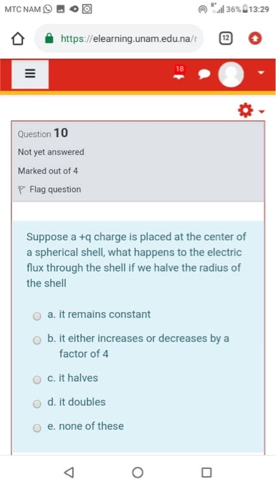 Solved MTC NAM all 36% 13:29 https://elearning.unam.edu.na/ | Chegg.com