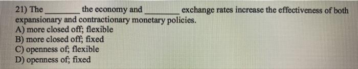 Solved 33) Which of the following could result in negative | Chegg.com