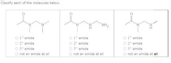 Solved Classify each of the molecules below. | Chegg.com
