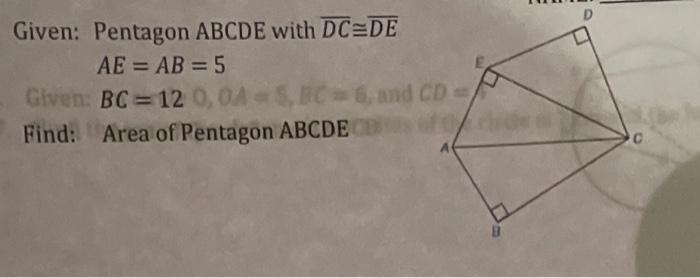 The Five Sides Of A Convex Pentagon ABCDE All Have The Same