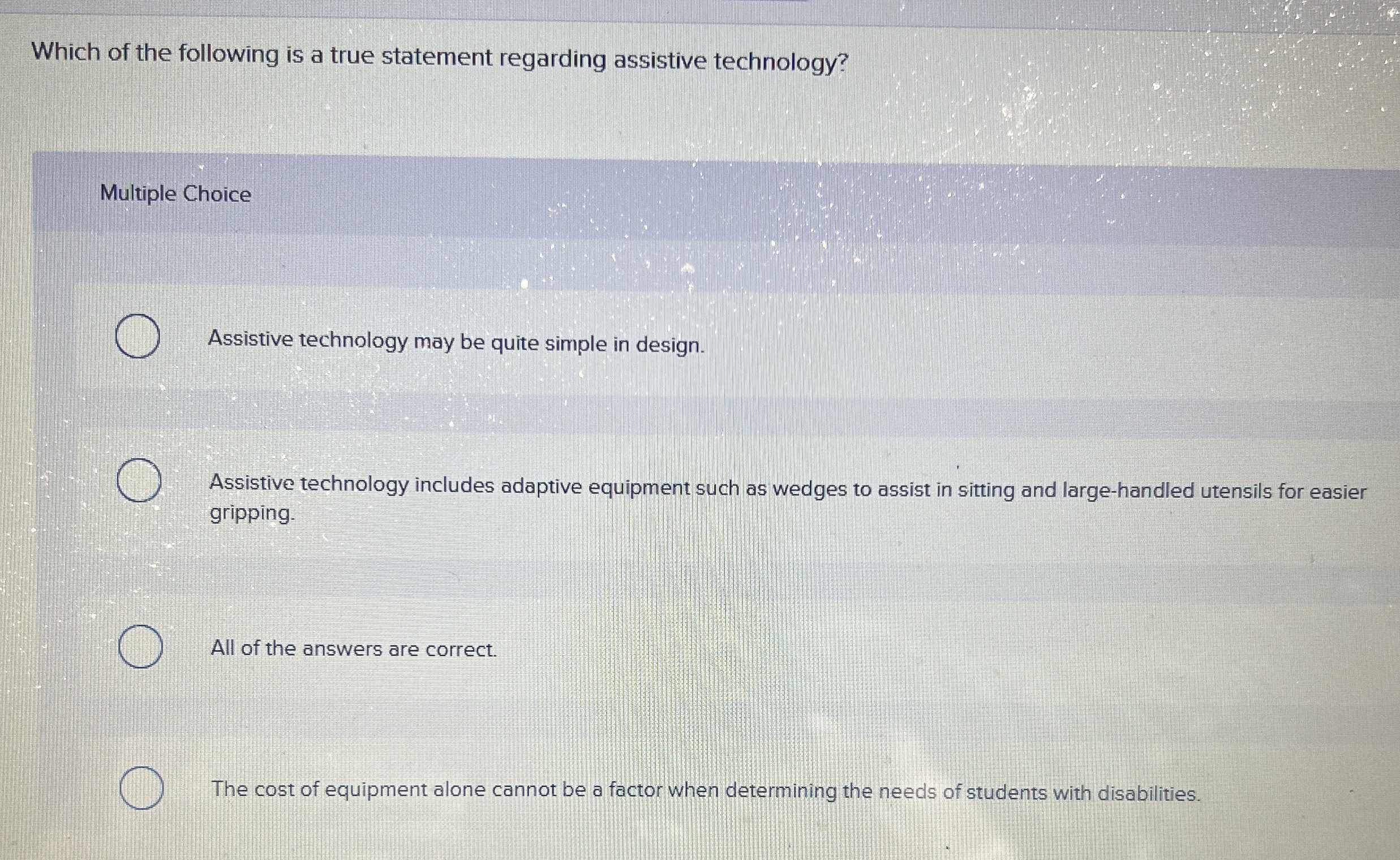 High Quality SOLUTION Which of the following is a true statement regarding | Chegg.com