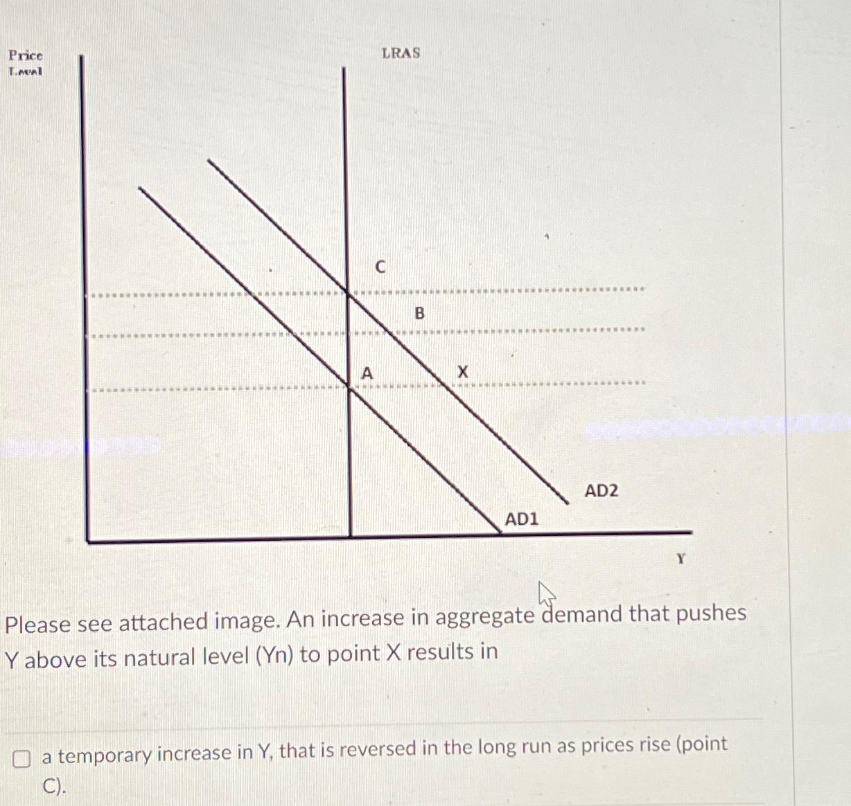Solved Please see attached image. An increase in aggregate | Chegg.com