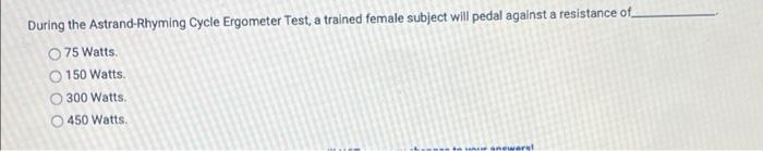 Solved (5 of 10) VO2max is equal to HRX SV. OQ x HR x SV. | Chegg.com