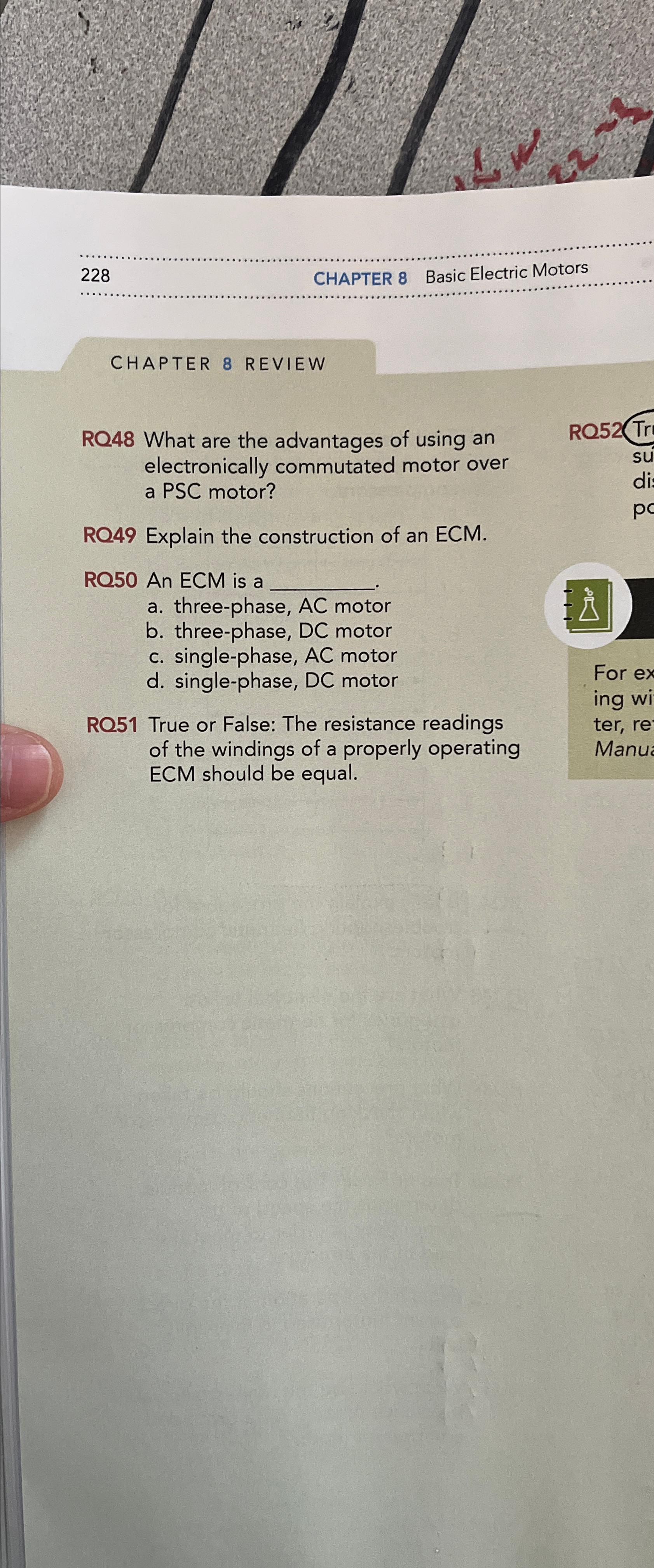 Solved 228\\nCHAPTER 8 Basic Electric Motors\\nCHAPTER 8 | Chegg.com