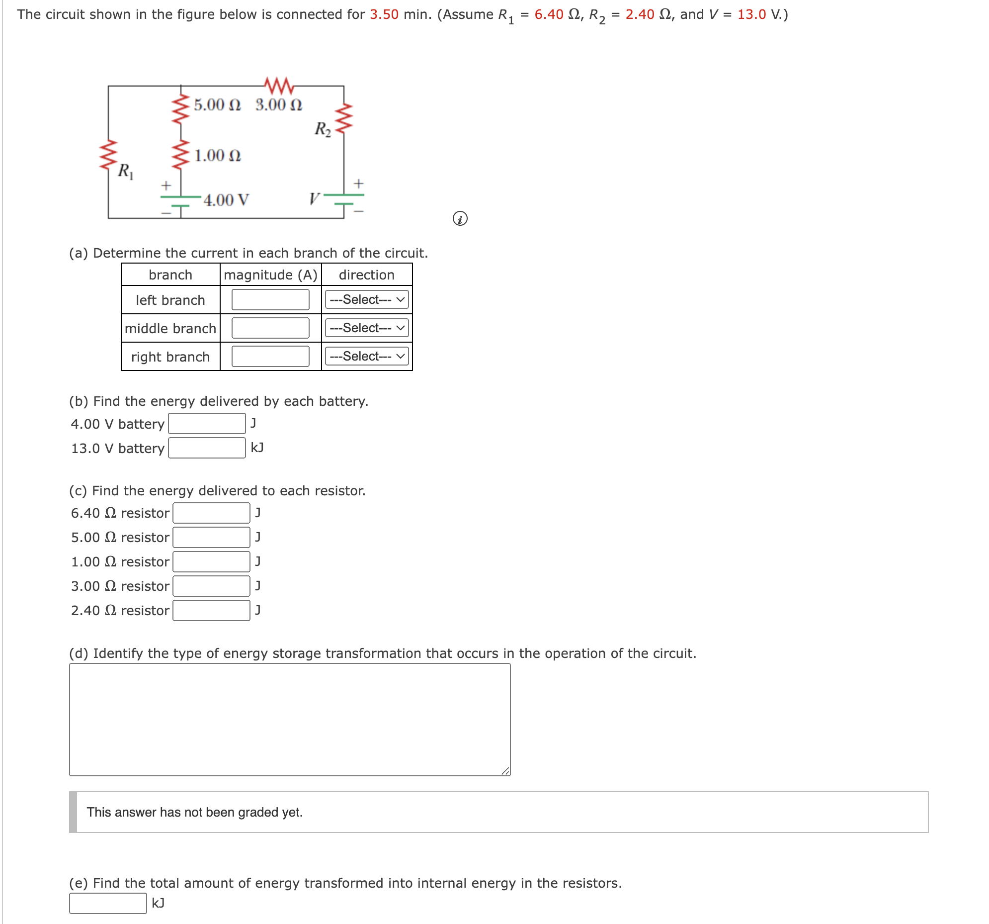 Solved The circuit shown in the figure below is connected | Chegg.com