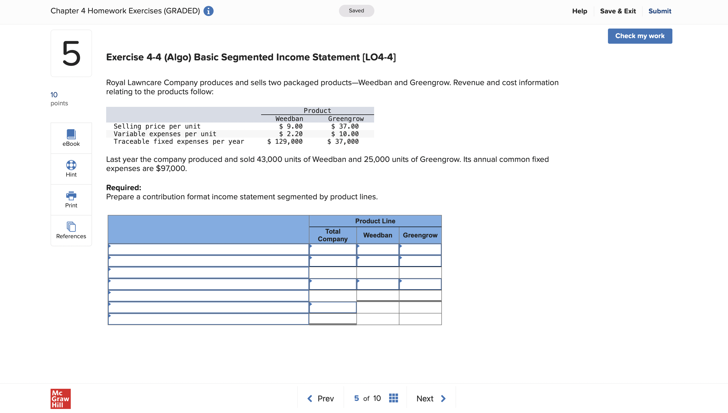 Solved Chapter 4 ﻿Homework Exercises (GRADED)SavedHelpSave & | Chegg.com