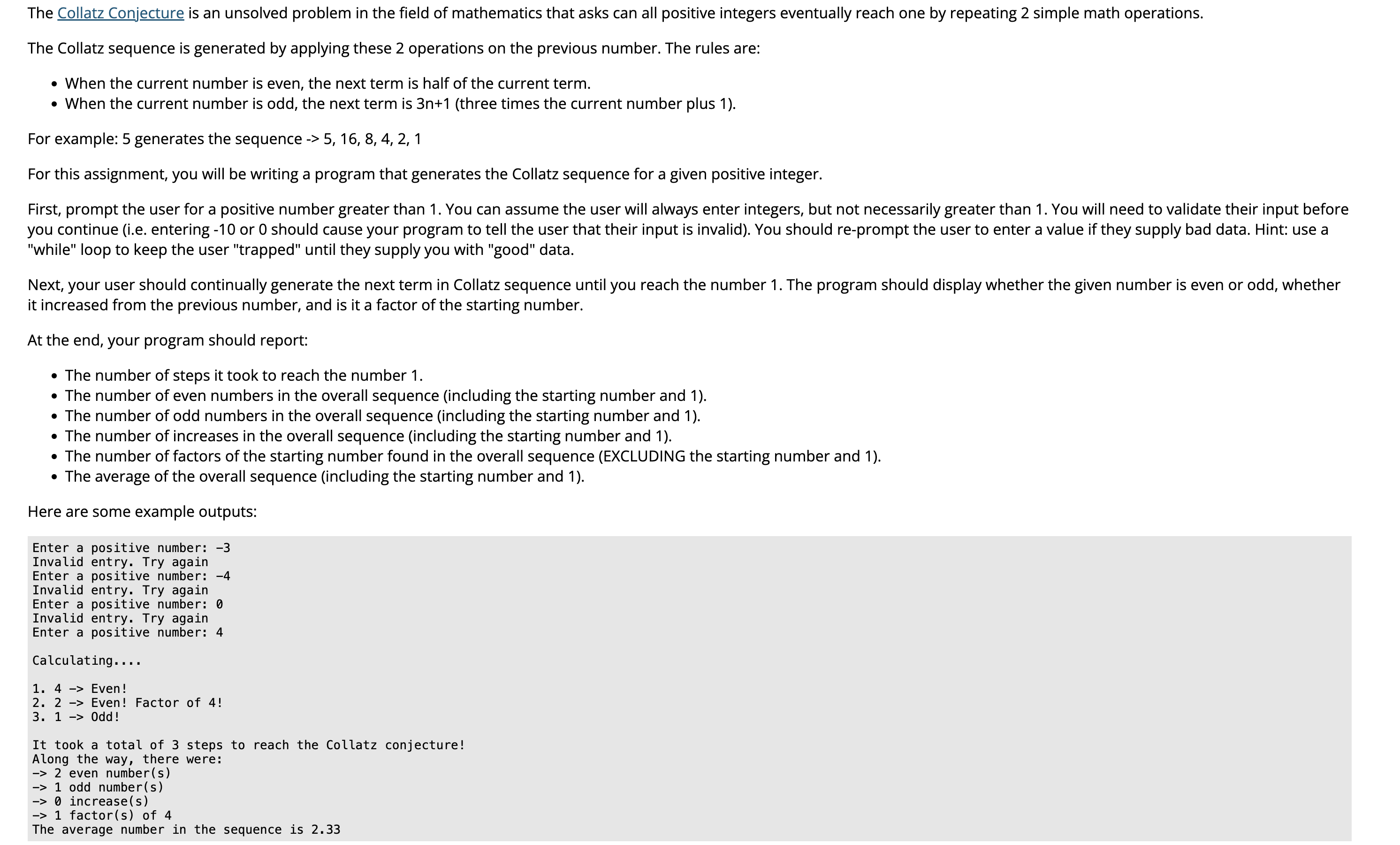 Solved The number of odd numbers in the overall sequence | Chegg.com