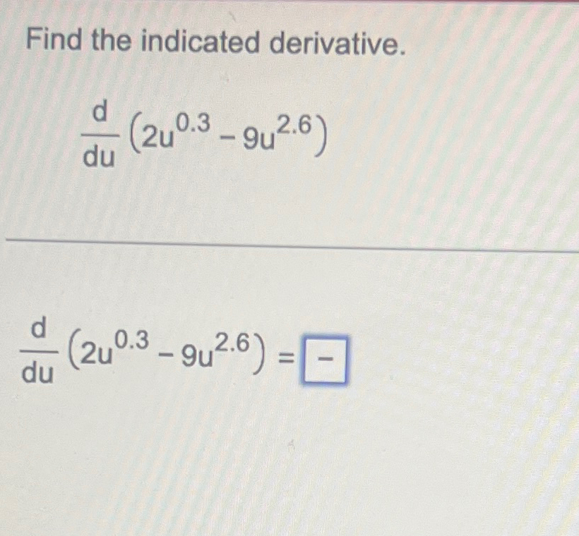 Solved Find the indicated | Chegg.com