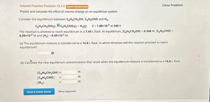 Solved Tutored Practice Problem 15.4.2 COUNTS TOWARDS GRADE | Chegg.com
