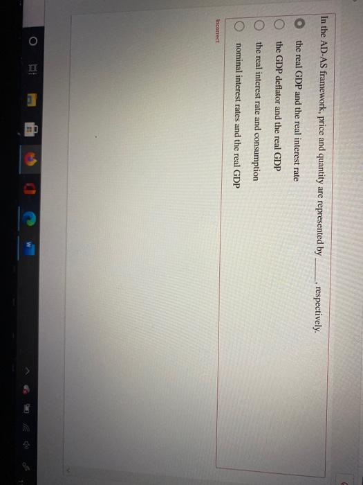 Solved In the AD-AS framework, price and quantity are | Chegg.com