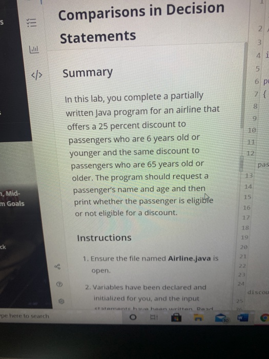 Solved iii Comparisons in Decision Statements 2 2 3 4 i 5 | Chegg.com