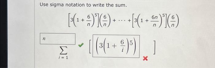 Solved Use sigma notation to write the sum. | Chegg.com
