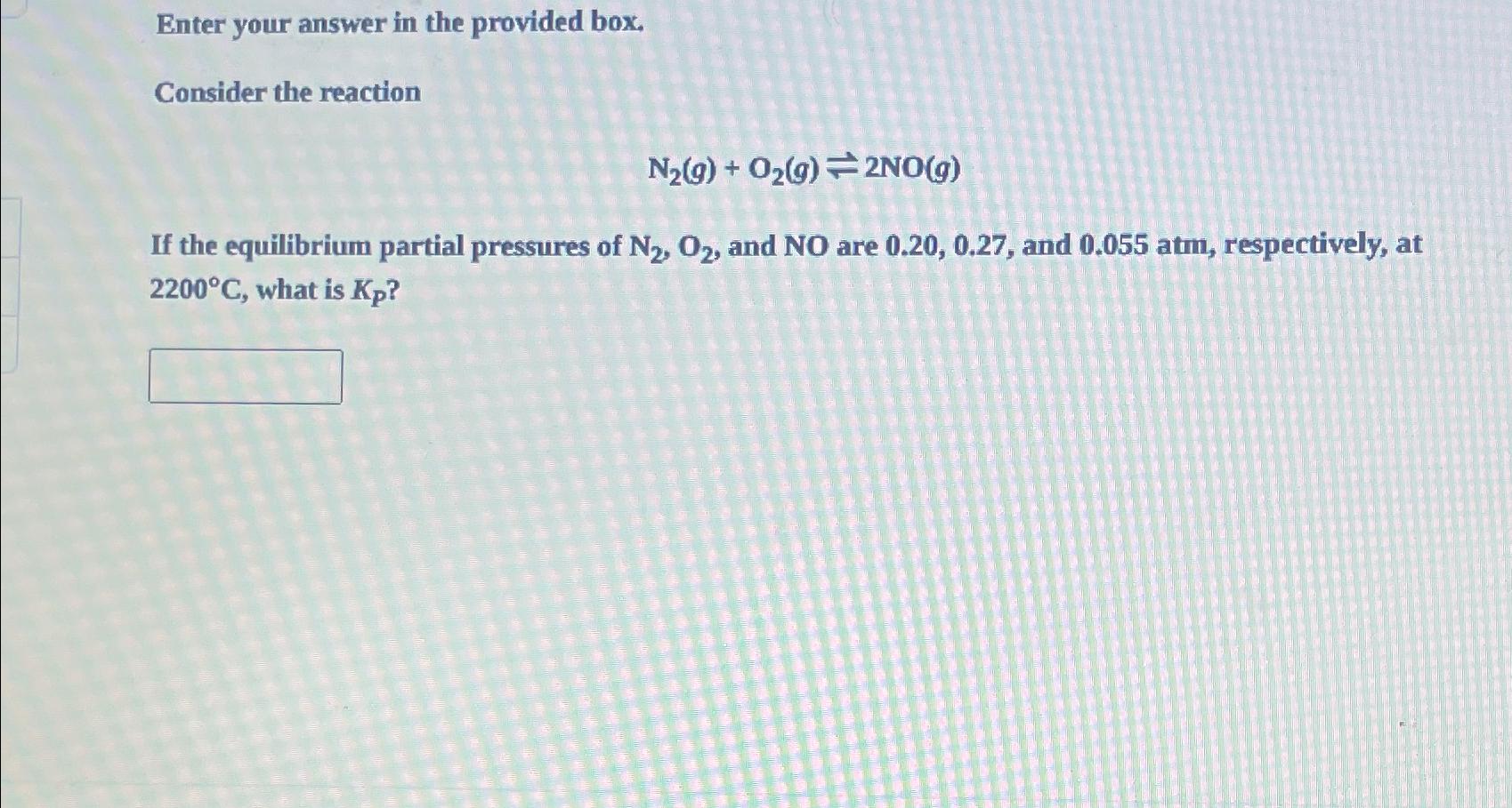 Solved Enter your answer in the provided box.Consider the | Chegg.com