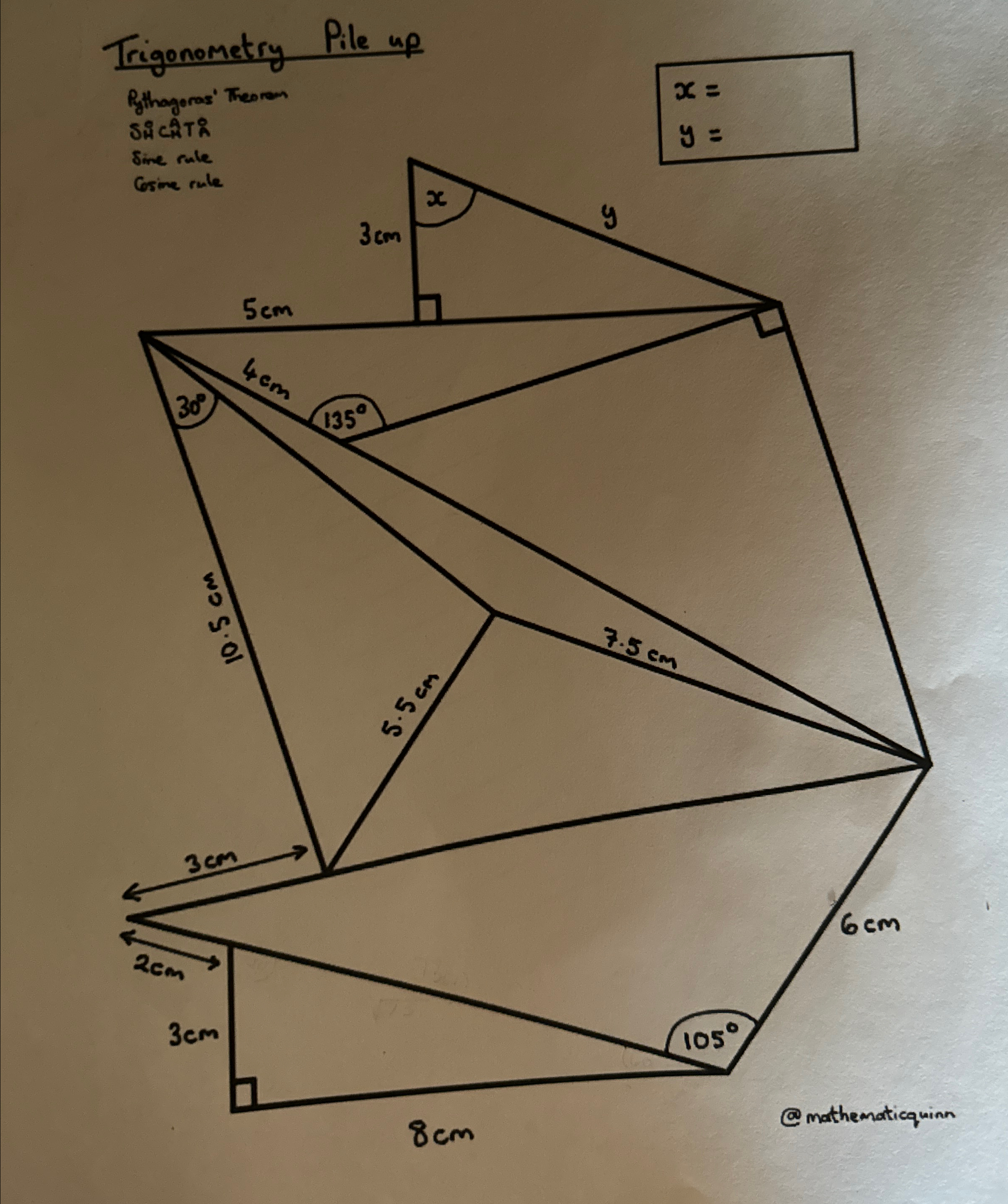 Trigonometry Pile up How do i go about this? And | Chegg.com