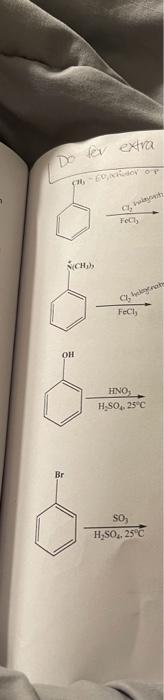 Solved EAS Reaction problems: | Chegg.com