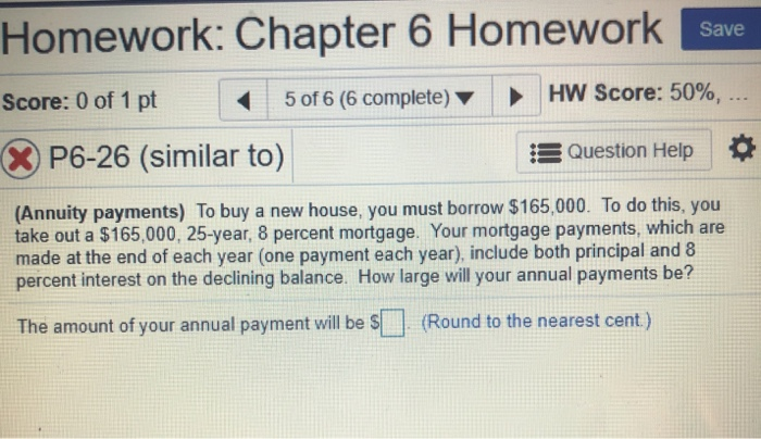 Solved Homework Chapter 6 Homework Save Score 0 Of 1 Pt