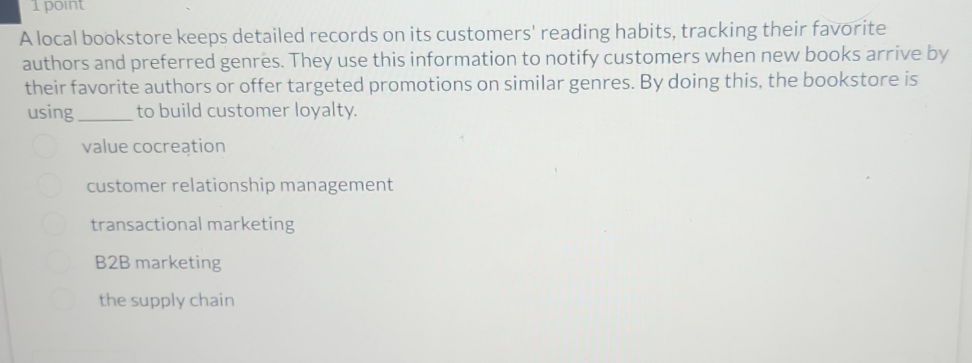 Solved A local bookstore keeps detailed records on its | Chegg.com