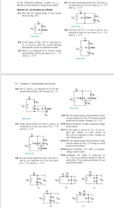 Solved 3.10. Repeat Problem 3.9 with a constant-voltage | Chegg.com