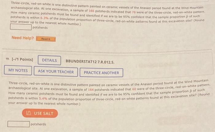 Solved Three-circle, red-on-white is one distinctive pattern | Chegg.com