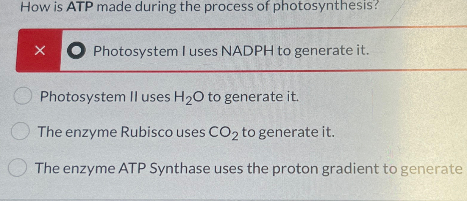 Solved How is ATP made during the process of | Chegg.com