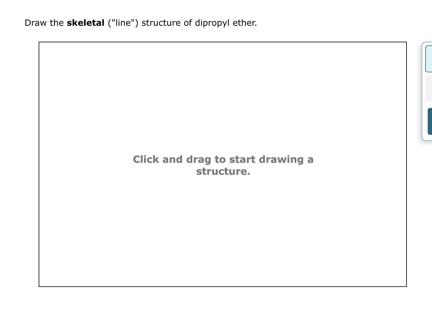 Solved Draw the skeletal ("line") ﻿structure of dipropyl | Chegg.com