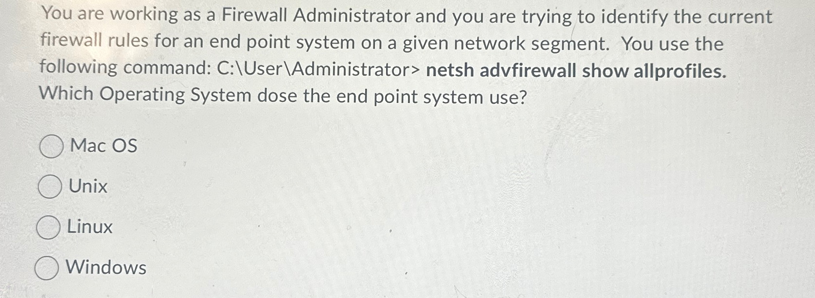 Solved You are working as a Firewall Administrator and you | Chegg.com