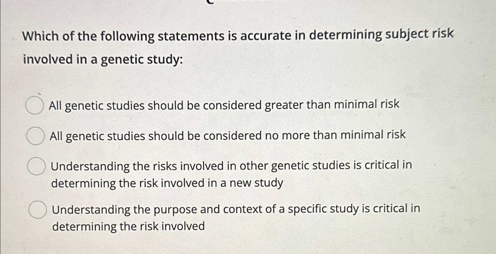 Solved Which of the following statements is accurate in | Chegg.com