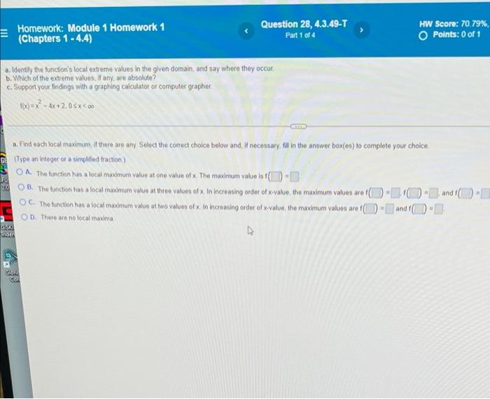 Solved Homework Module 1 Homework 1 Chapters 1 4 4