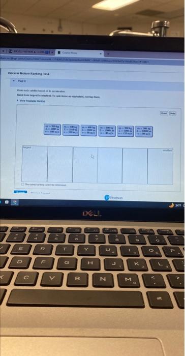 (1) - Ciicular Motion Circular Motion Ranking Task | Chegg.com