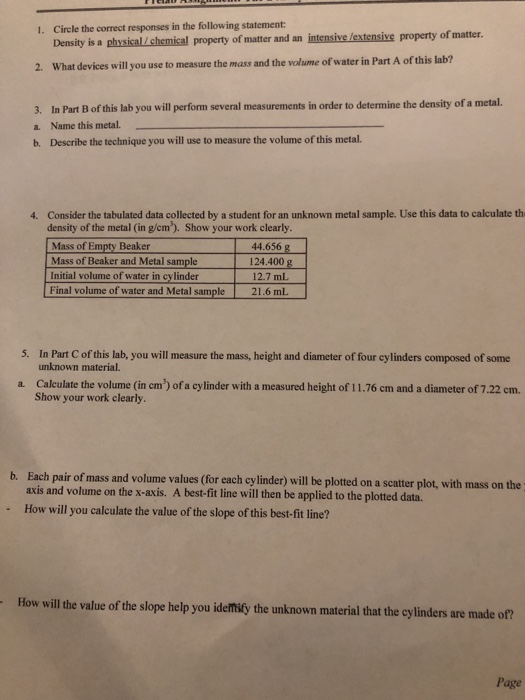 Solved 1. Circle the correct responses in the following | Chegg.com