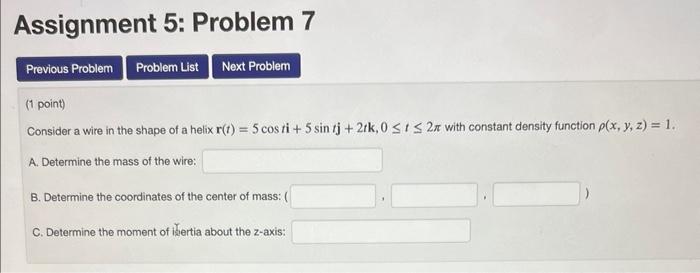 Solved Consider a wire in the shape of a helix | Chegg.com