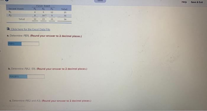 Solved PB Click hece for the ExcmIData Eles a. Determine | Chegg.com