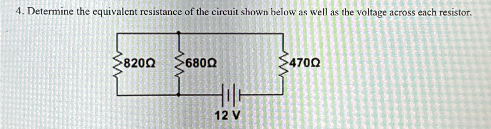 Solved Determine the equivalent resistance of the circuit | Chegg.com