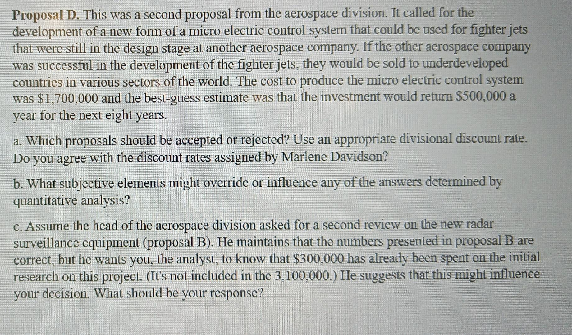 Galaxy Systems Inc. As the three division managers of | Chegg.com