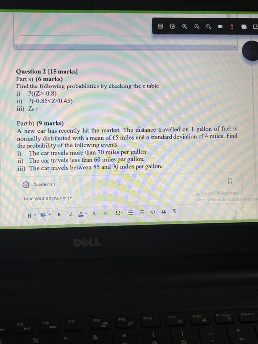 Solved Question 2 [15 marks] Part a) ( 6 marks) Find the | Chegg.com