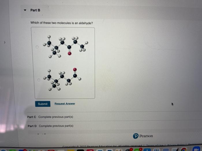 Solved Which of these two molecules is an aldehyde? Draw | Chegg.com