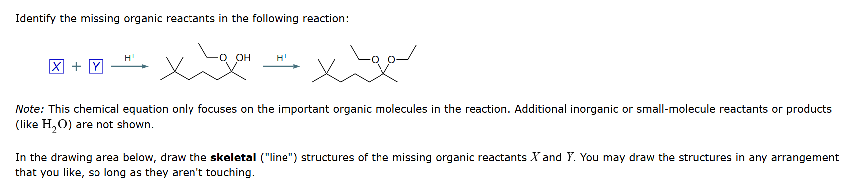Solved Identify the missing organic reactants in the | Chegg.com