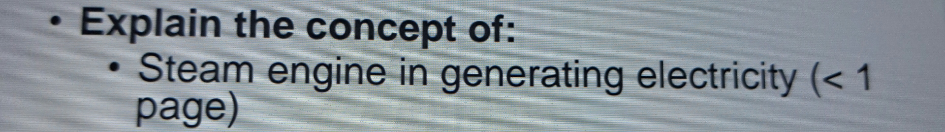 Solved Explain the concept of:Steam engine in generating | Chegg.com