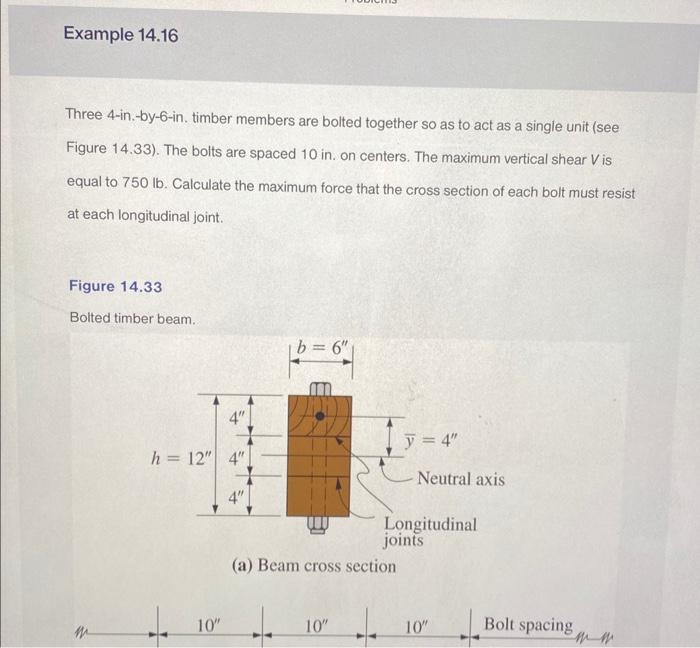 Solved 14.1 Calculate the section modulus for: (a) a | Chegg.com
