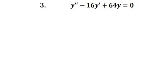 Solved Diferential Equation problem:Solve each equation | Chegg.com Solved Diferential Equation problem:Solve each equation | Chegg.com