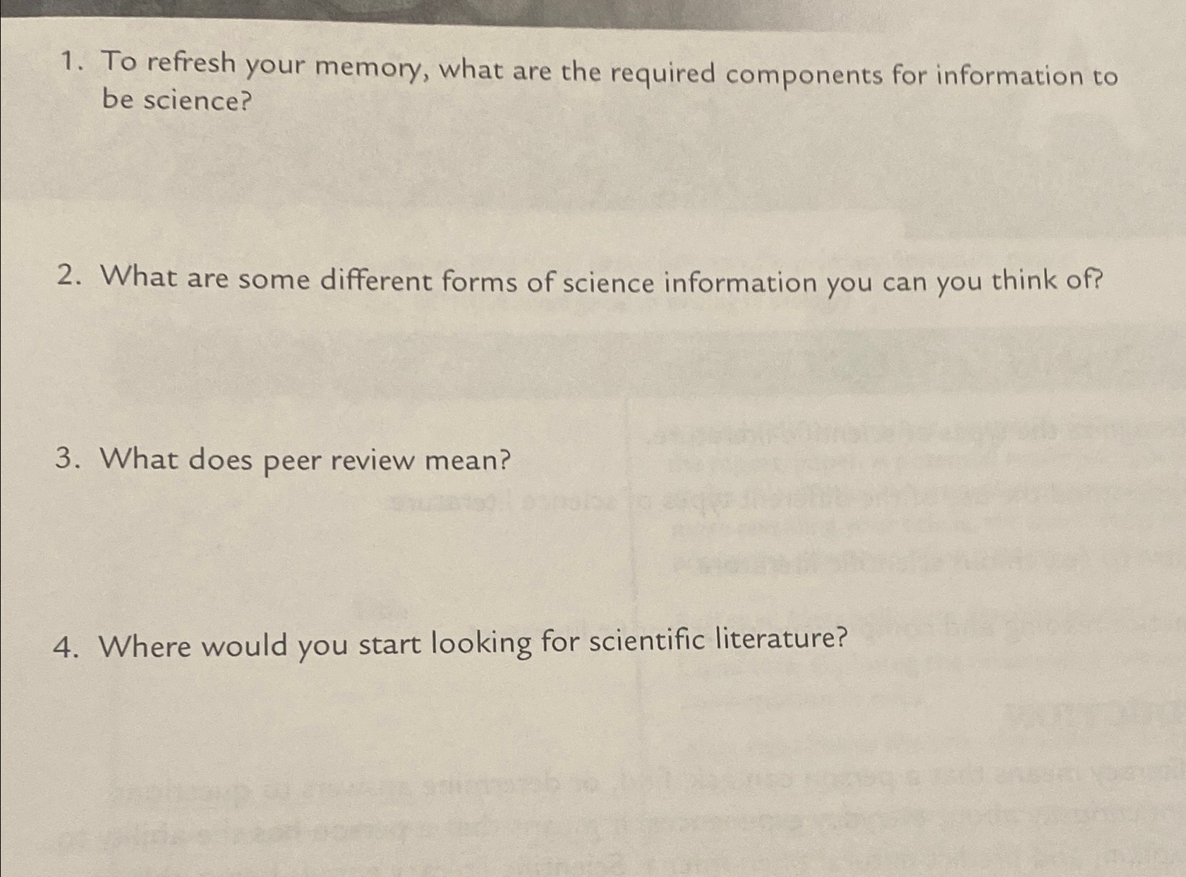 Solved To refresh your memory, what are the required | Chegg.com