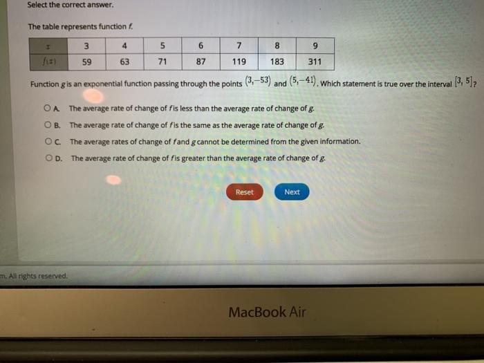 Solved 4 5 6 7 8 9 63 71 87 119 183 311 Select The Correct 