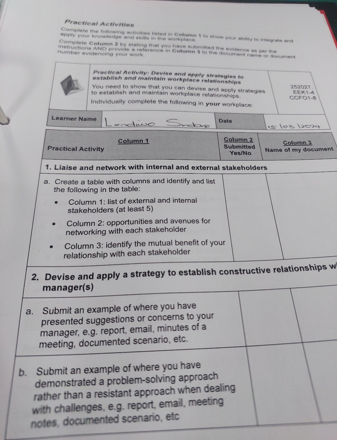 Solved Practical ActivitiesComplete the following activitios | Chegg.com