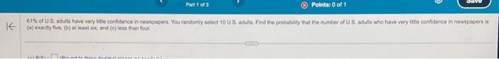 Solved (a) exactly tive, (B) at least sor, and (c) less than | Chegg.com