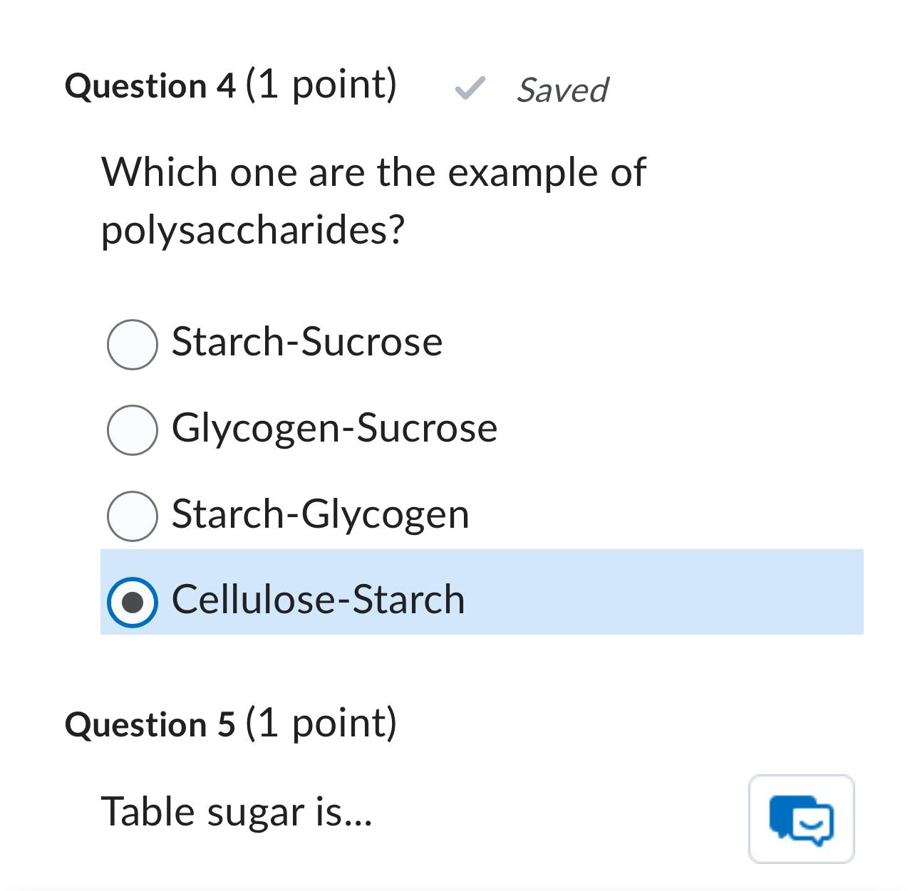 Solved Question 4 (1 ﻿point) ﻿SavedWhich one are the | Chegg.com